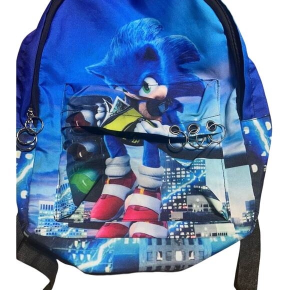 Sonic The Hedgehog | Accessories | Blue Sonic The Hedgehog Backpack ...
